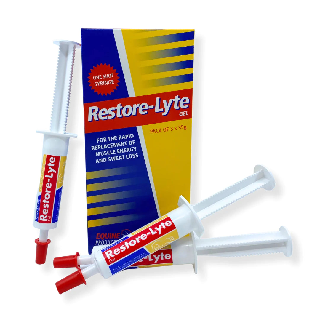 Equine Products UK Restore-Lyte Gel Syringes 3 X 35g – The Bedding Barn