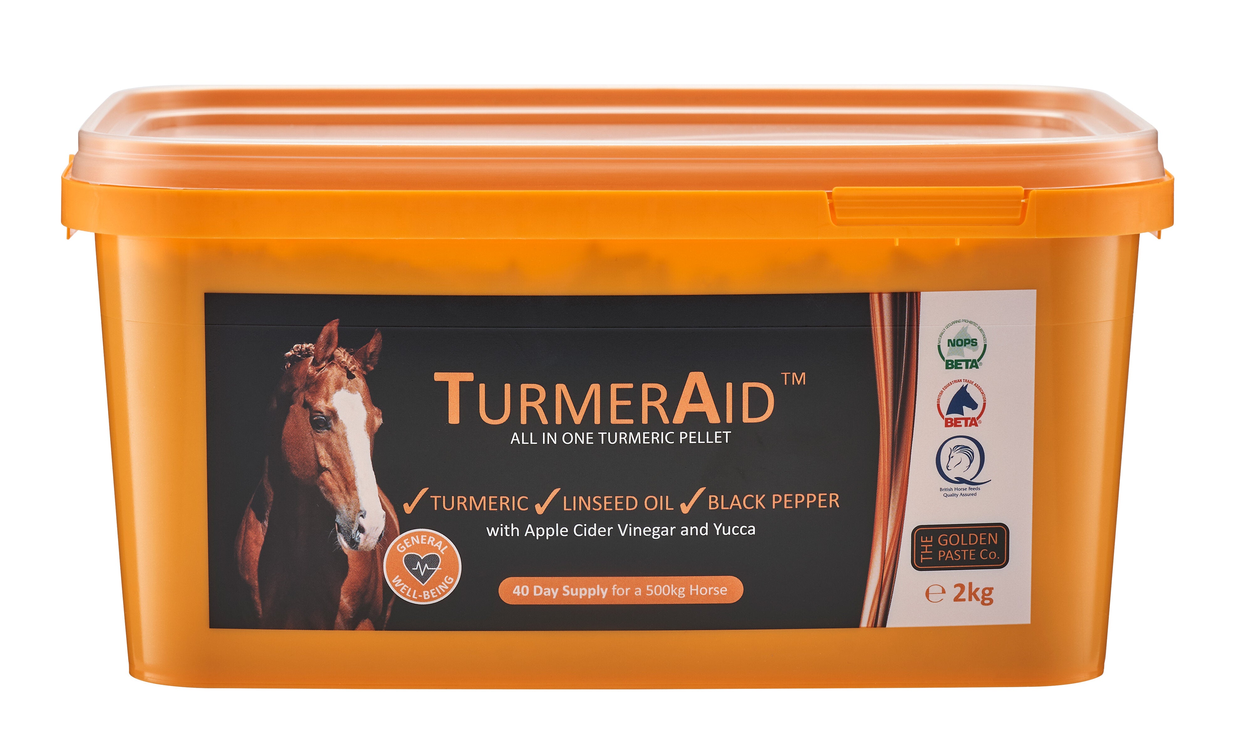 The Golden Paste Company TurmerAid Pellets 2kg – The Bedding Barn